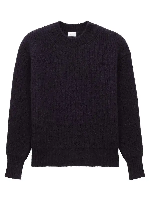 Saint Laurent Thick Knit Pullover - Blue