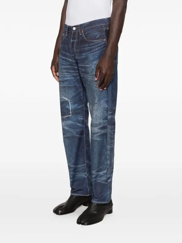 Junya Watanabe Cotton And Nylon Trousers With Contrast Stitching - Multicolor