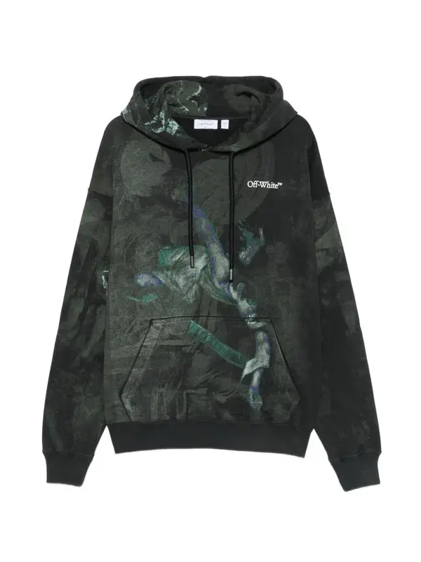 Off-White Dark Painting Skate Hoodie - Multicolor