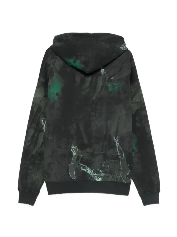 Off-White Dark Painting Skate Hoodie - Multicolor