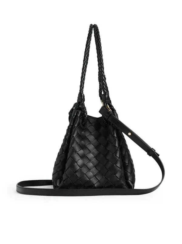 Bottega Veneta Intrecciato Lambskin Shoulder Bag