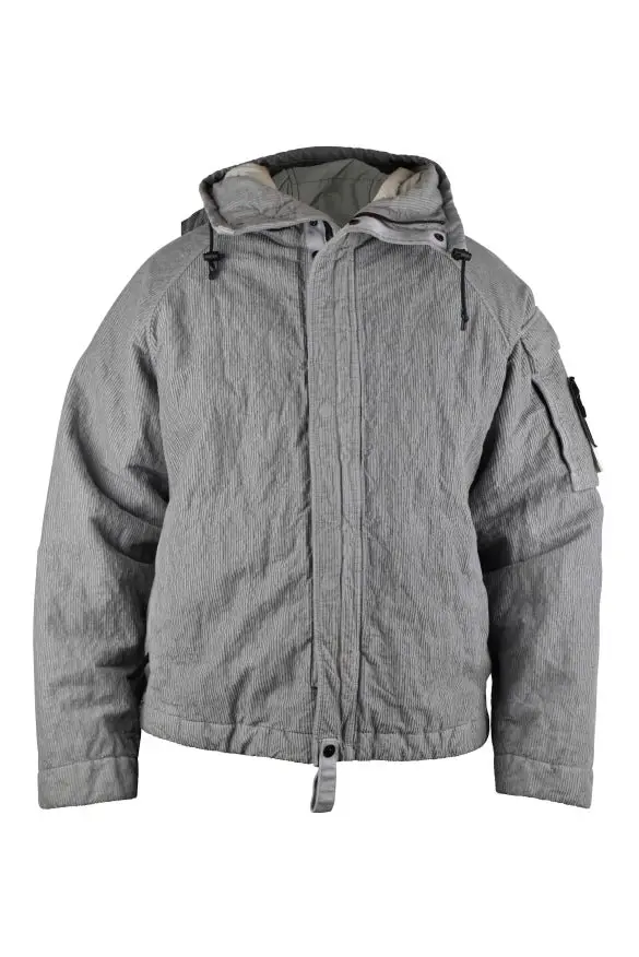 Stone Island Textured Hooded Jacket