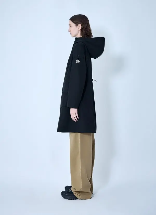 Moncler Laerte Long Parka - Black