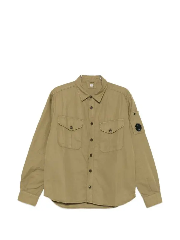 C.P. COMPANY Cotton And Linen Blend Shirt