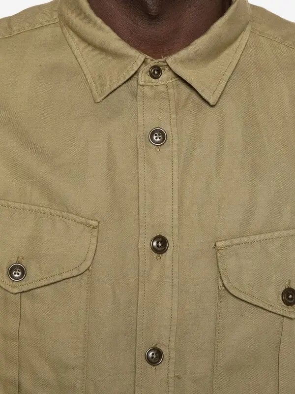 C.P. COMPANY Cotton And Linen Blend Shirt