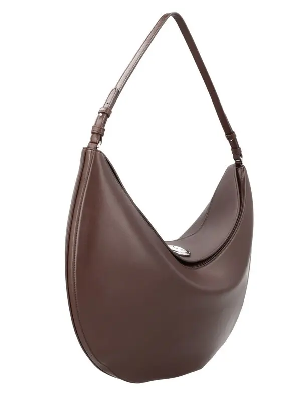 Jacquemus Ovalo Large Hobo Bag - Brown