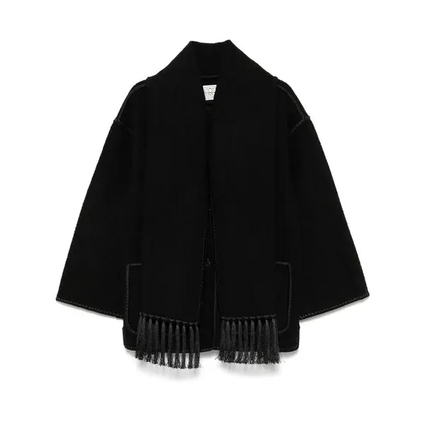 TOTEME Single-breasted Coat With Fringe Detailing