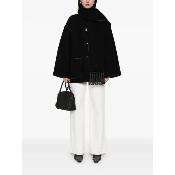 TOTEME Single-breasted Coat With Fringe Detailing