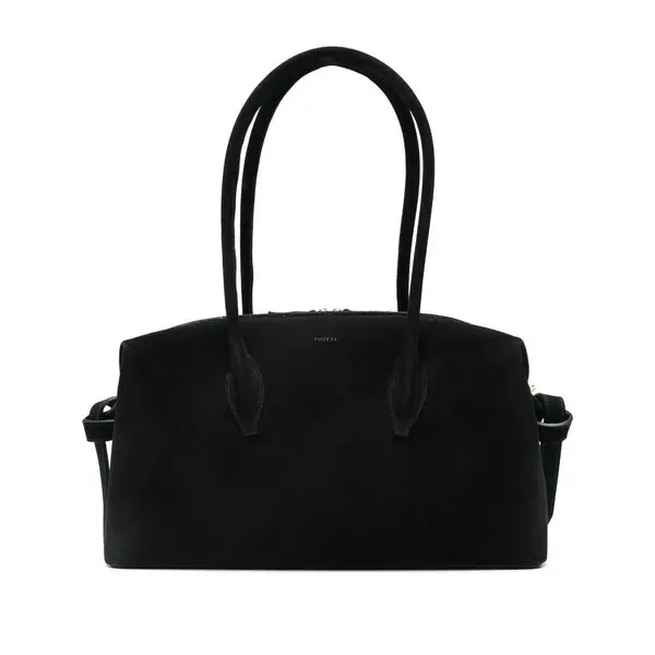 Yuzefi Suede Tote Bag - Black