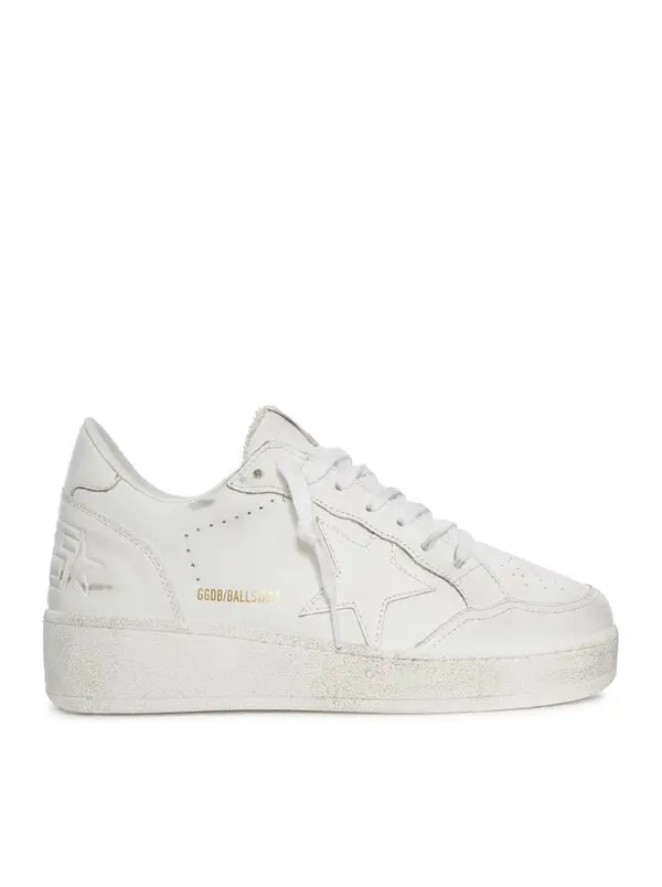 GOLDEN GOOSE Ball Star Sneakers With Star Detail - White