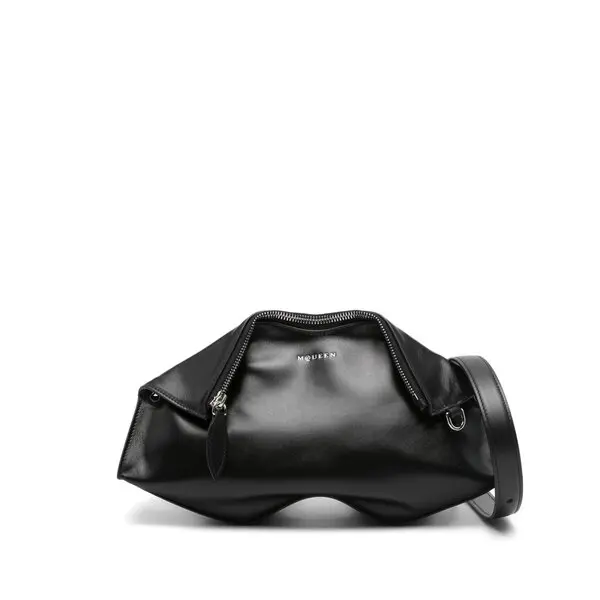 Alexander McQueen Calf Leather Clutch - Black