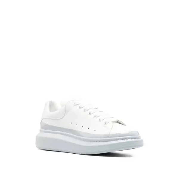 Alexander McQueen Low-top Trainers With Lacquer Finish - White