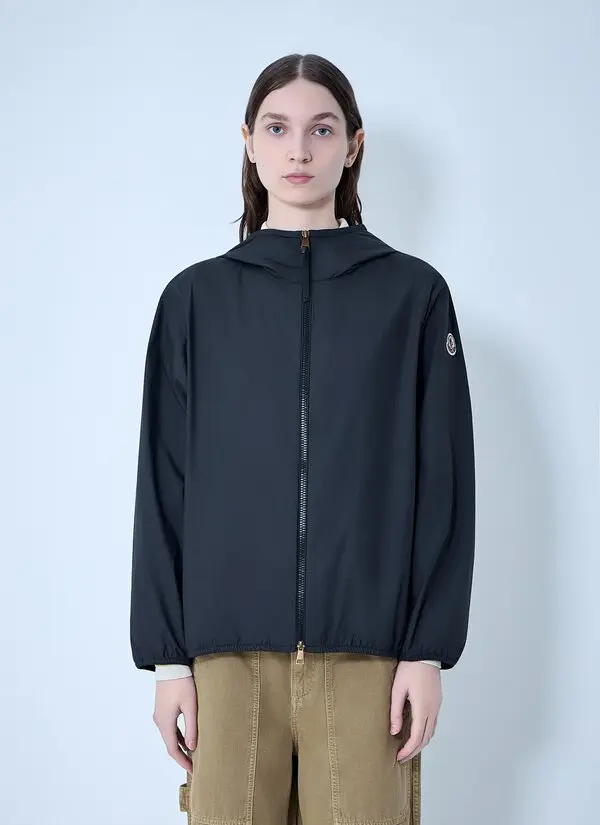 Moncler Hooded Lightweight Jacket - Black