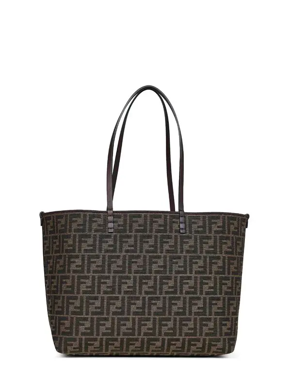 Fendi Roll Medium Tote Bag - Brown