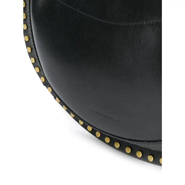 Isabel Marant Étoile Suede Shoulder Bag With Gold-tone Hardware