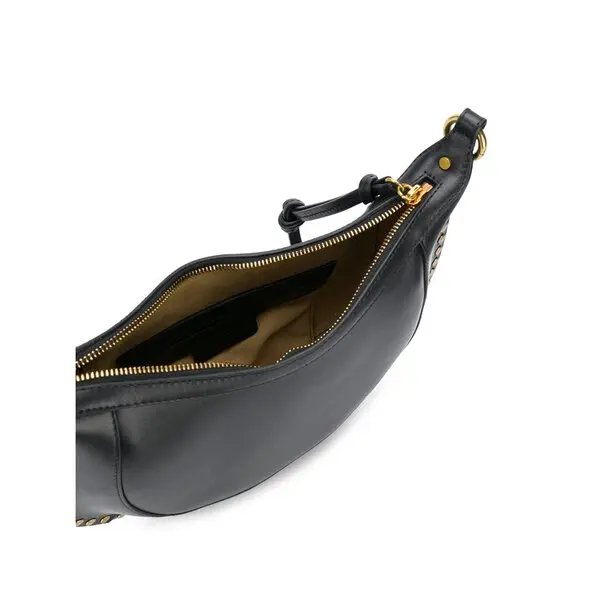Isabel Marant Étoile Suede Shoulder Bag With Gold-tone Hardware