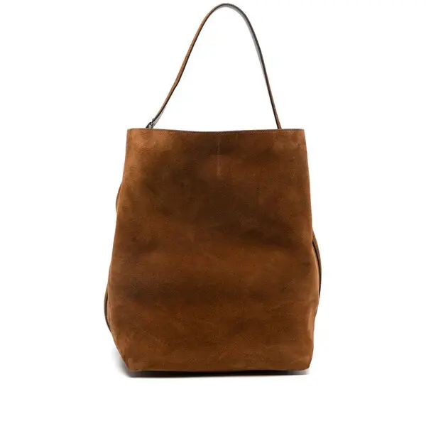TOTEME Suede Tote Bag - Brown