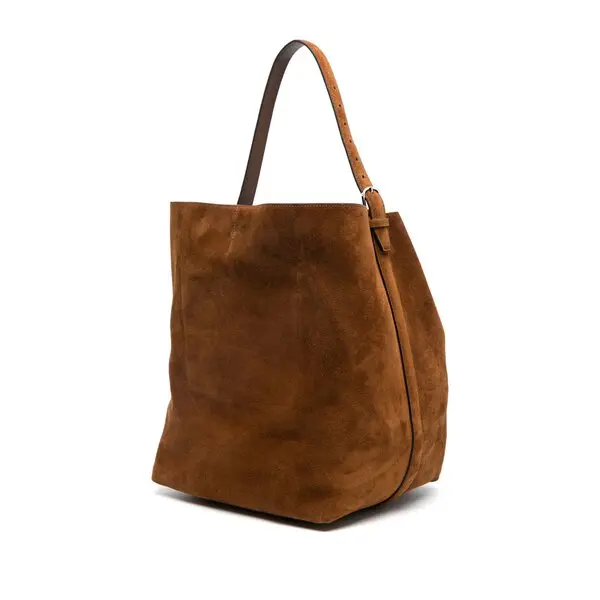 TOTEME Suede Tote Bag - Brown