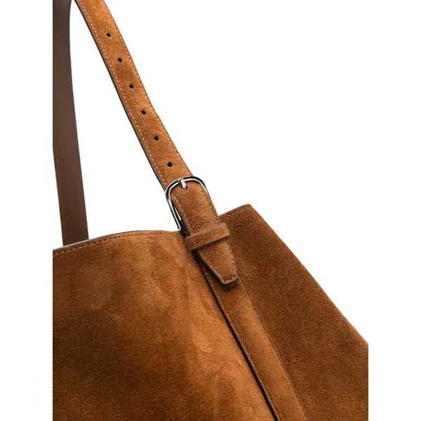TOTEME Suede Tote Bag - Brown