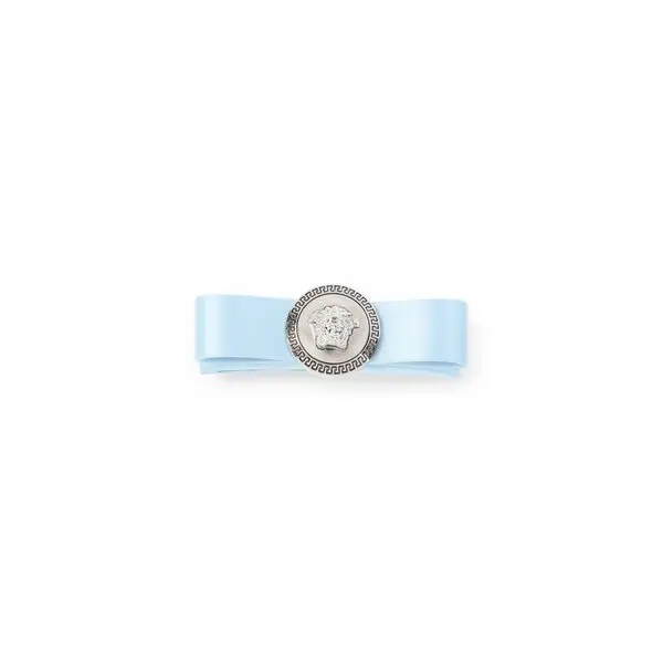 Versace Medusa Embellished Hair Clip - Blue
