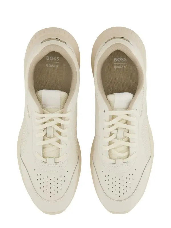 BOSS Titanis Leather Lace-up Sneakers