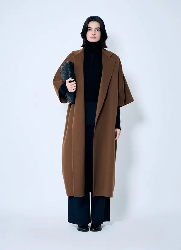 Max Mara Draped Cape Coat