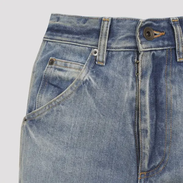 MAISON MARGIELA Indigo Cotton 5 Pockets Pants