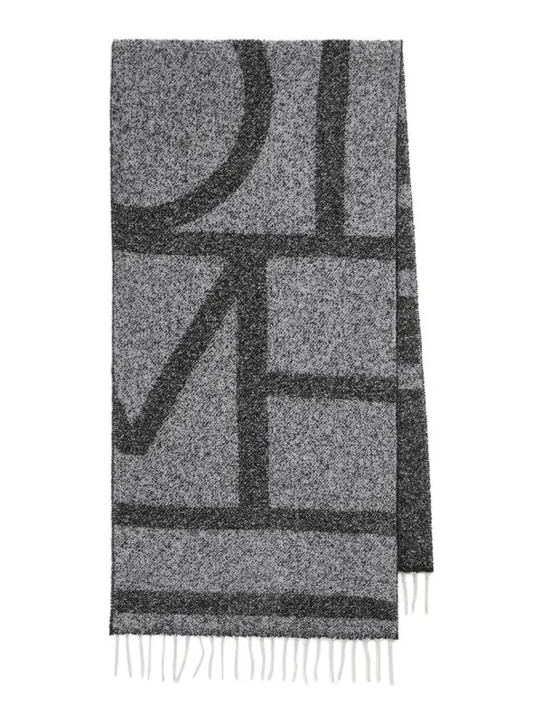 TOTEME Jacquard Scarf With Monogram - Multicolor