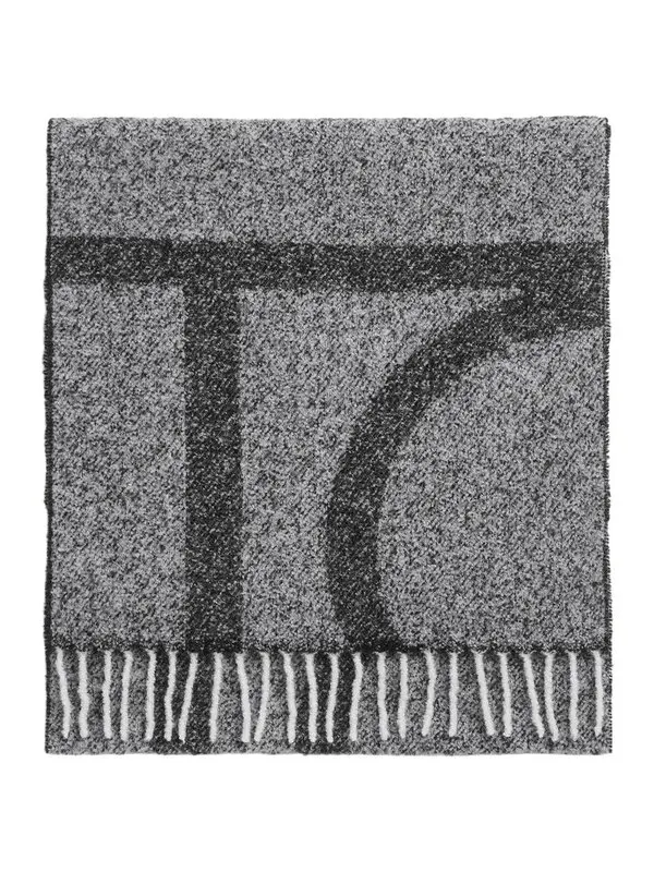 TOTEME Jacquard Scarf With Monogram - Multicolor