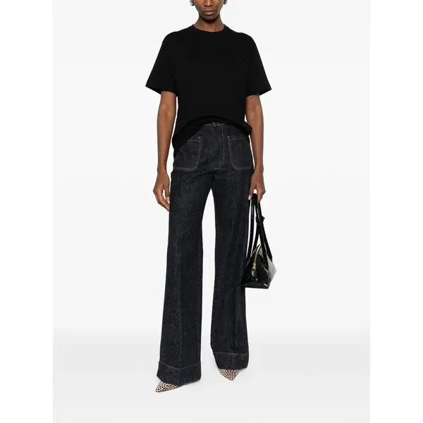 Gucci Cotton Crewneck T-shirt With Horsebit Embellishment