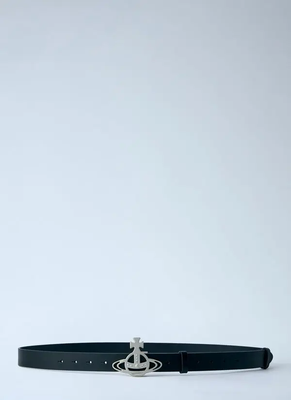 VIVIENNE WESTWOOD Orb Buckle Leather Belt