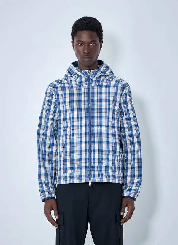 Moncler Natisone Check Hooded Jacket