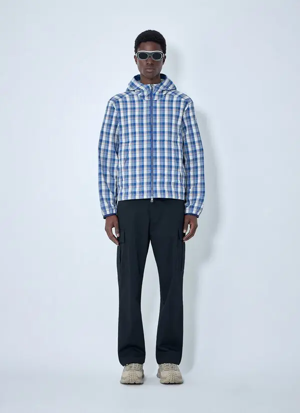 Moncler Natisone Check Hooded Jacket