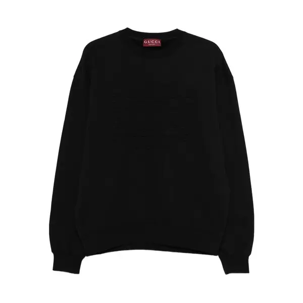 Gucci Cotton Tonal Logo Detail Sweatshirt