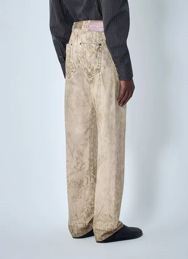 VIVIENNE WESTWOOD Wide-leg Jeans - Cream