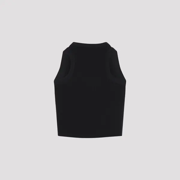 Givenchy Ribbed Cotton Cropped Tank Top