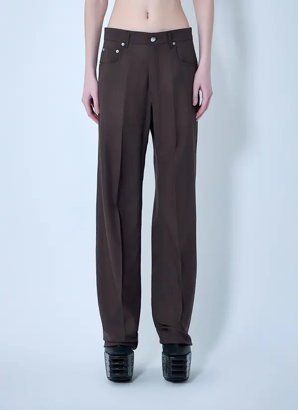 Rick Owens Tailored Geth Wool Trousers - Multicolor