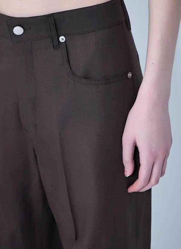 Rick Owens Tailored Geth Wool Trousers - Multicolor