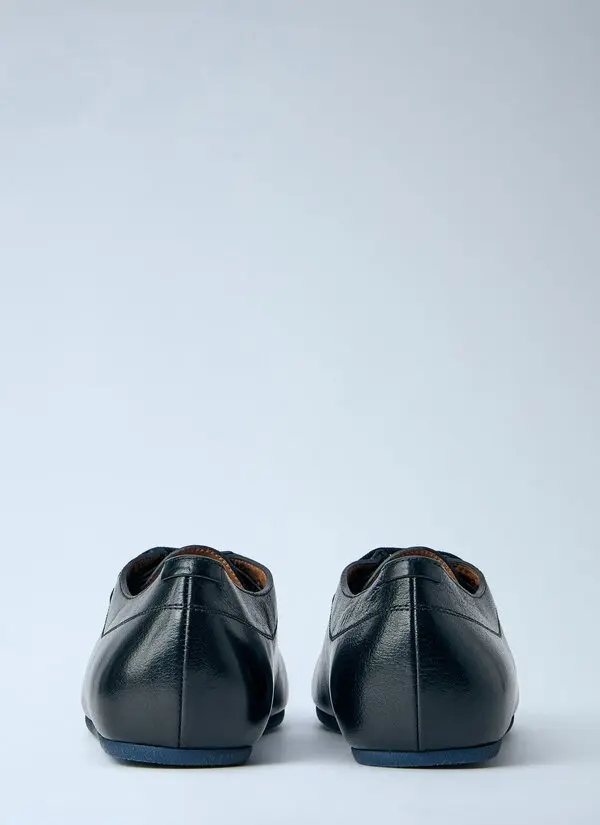 JIL SANDER Leather Moccasins With Stitched Detailing