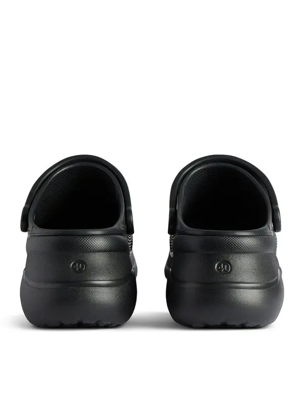 Balenciaga X Crocs Embellished Clogs - Black