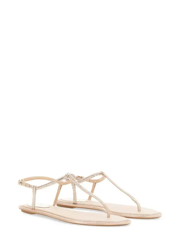Rene Caovilla Diana Sandals - Cream