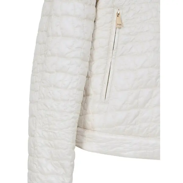 Moncler Quilted Leather Zip Jacket