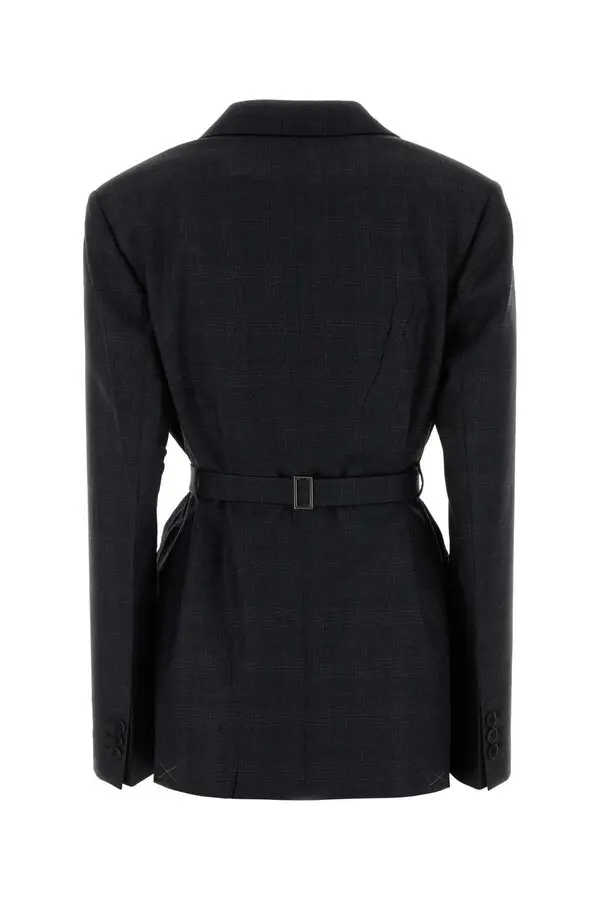 Prada Embroidered Wool Blazer