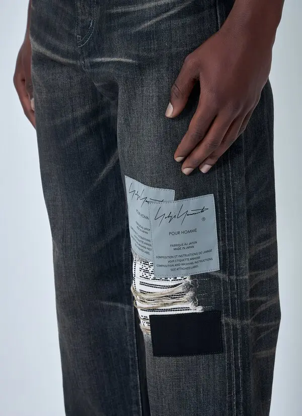 Yohji Yamamoto X Neighborhood Savage Denim Dp Basic Jeans