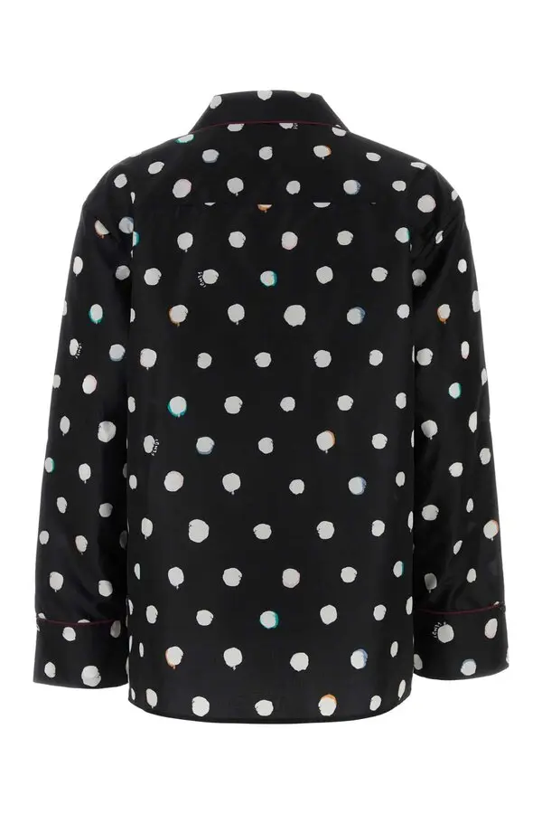 Fendi Printed Silk Shirt