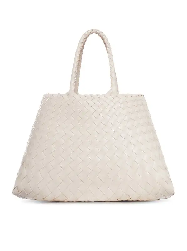 Dragon Diffusion Santa Croce Small Leather Bag - Cream