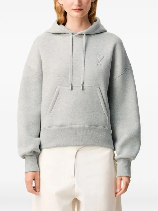 AMI Paris De Coeur Cotton Hoodie - Multicolor