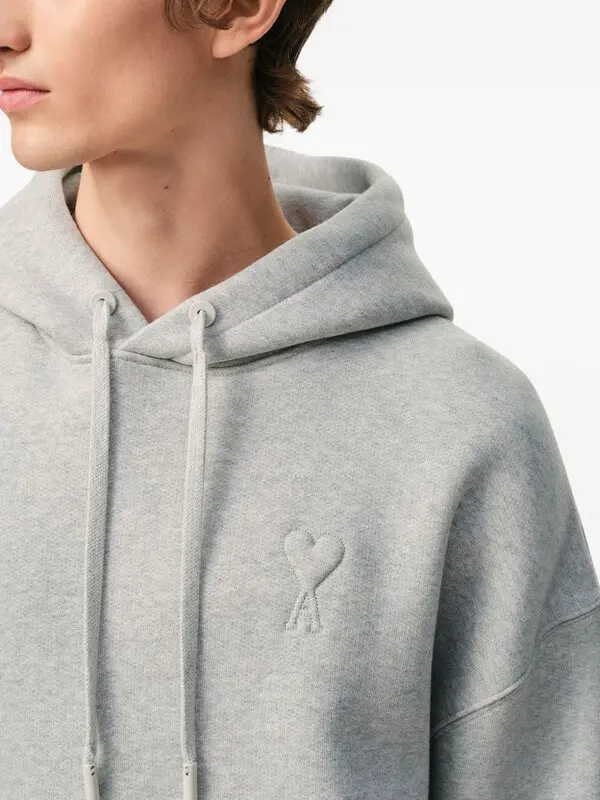 AMI Paris De Coeur Cotton Hoodie - Multicolor