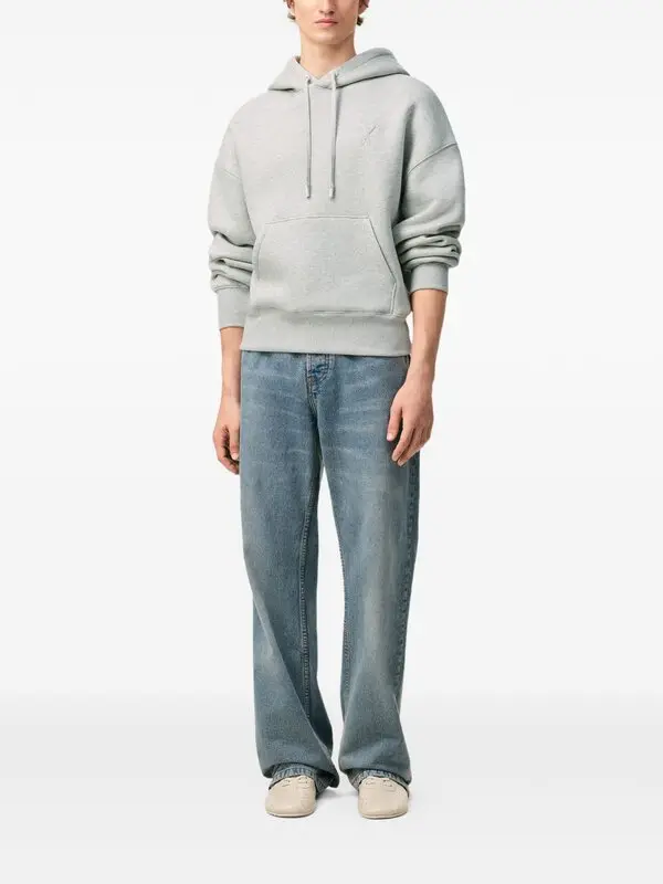 AMI Paris De Coeur Cotton Hoodie - Multicolor