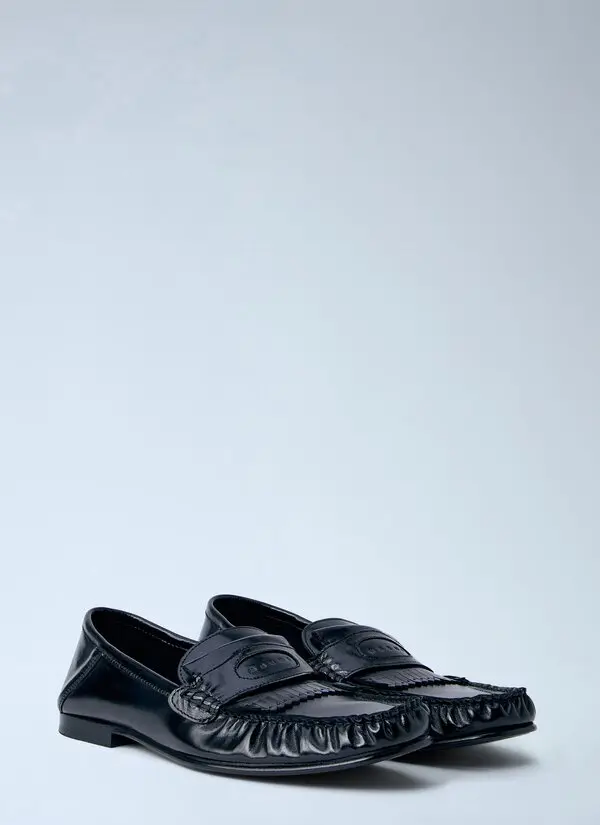 Marni Leather Penny Loafers